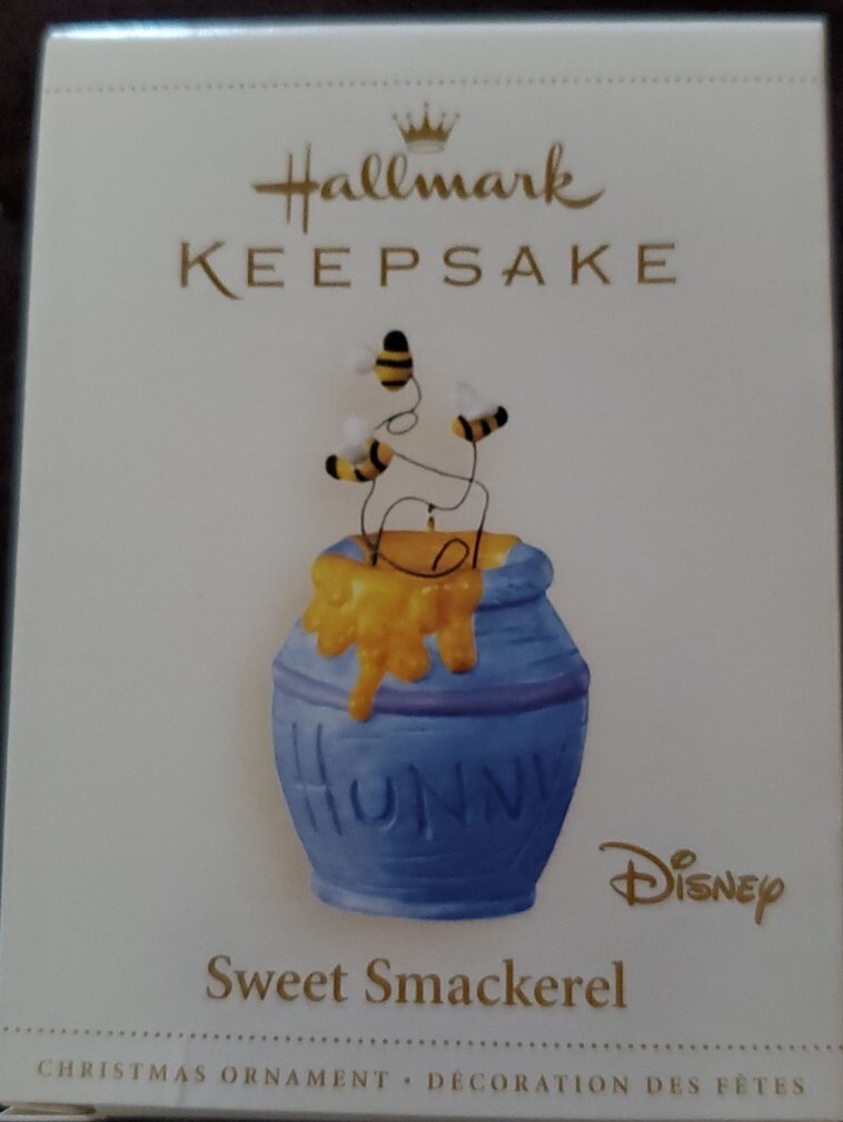 🐦🌟 💖Hallmark Disney Winnie the Pooh Bear Sweet Smackerel Ornament 2006 ...
