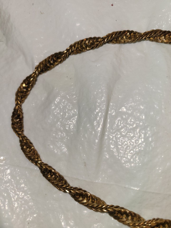 Mariam Haskell 15-in Necklace Gold Tone, Patent Number 3427-691 | eBay