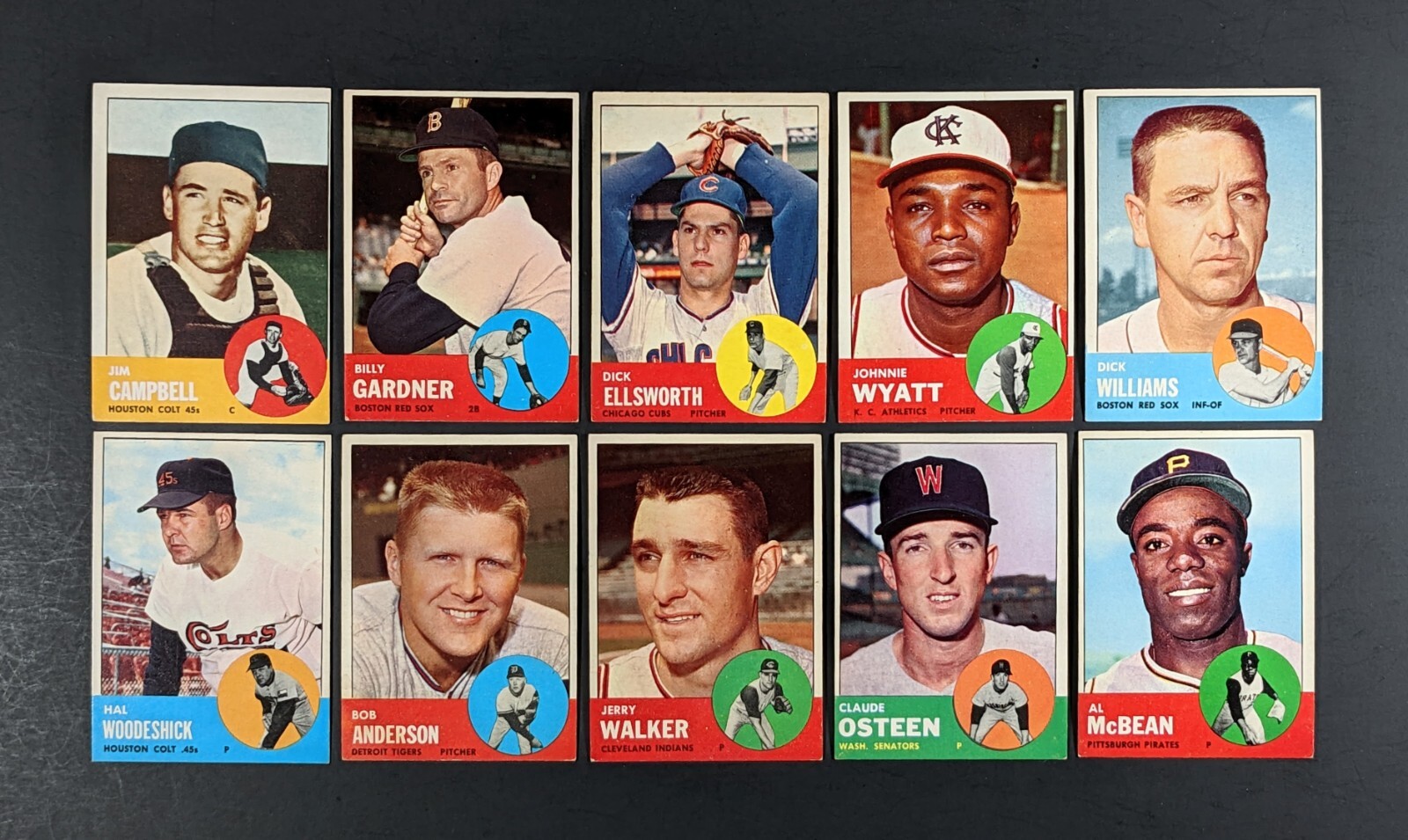 1963 Topps Baseball Starter Set 50 Cards NM 50 High Numbers | eBay