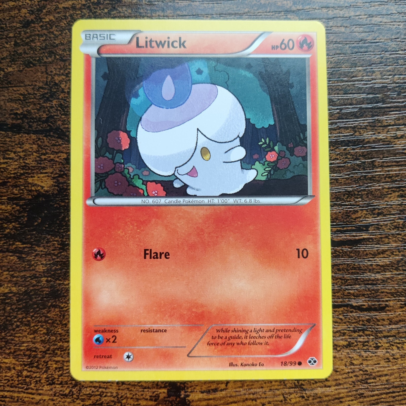 Litwick 18/99 - LP BW Next Destinies - Pokemon 2012 Common TCG Card | eBay