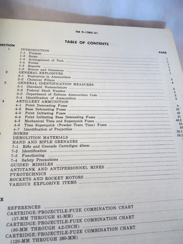 Ammunition Explosive Ordnance Disposal US Army TM 9-1385-51 1967 book ...