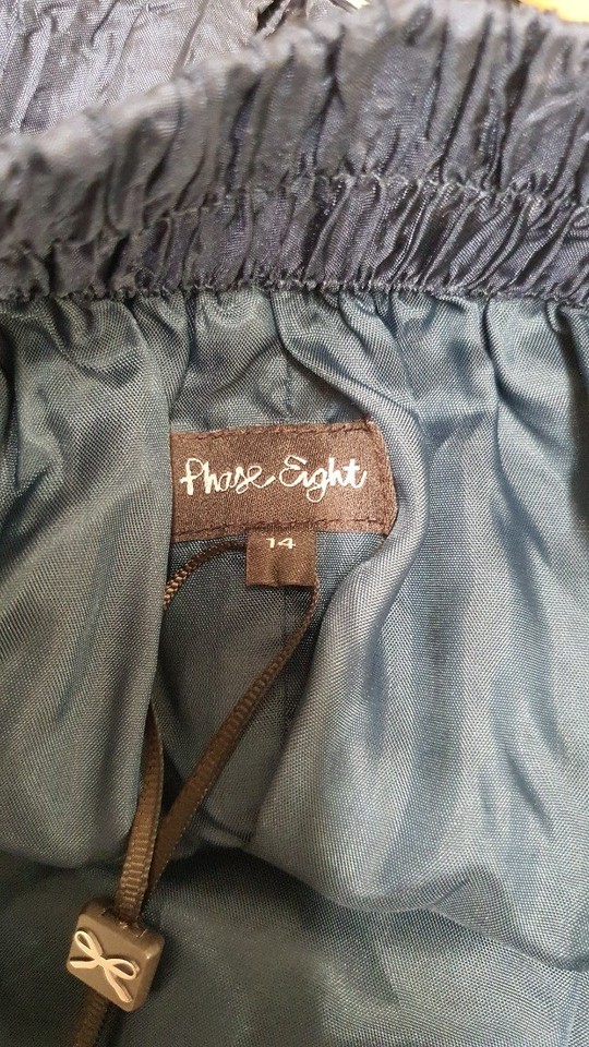 Ladies' Phase Eight Navy Pleated Maxi Skirt Size 14 CG C90 | eBay UK