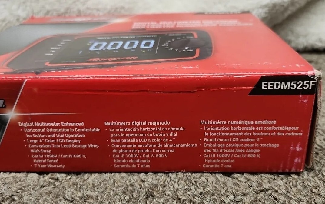 Snap-on Handheld Digital Multimeter - EEDM525F for sale online | eBay