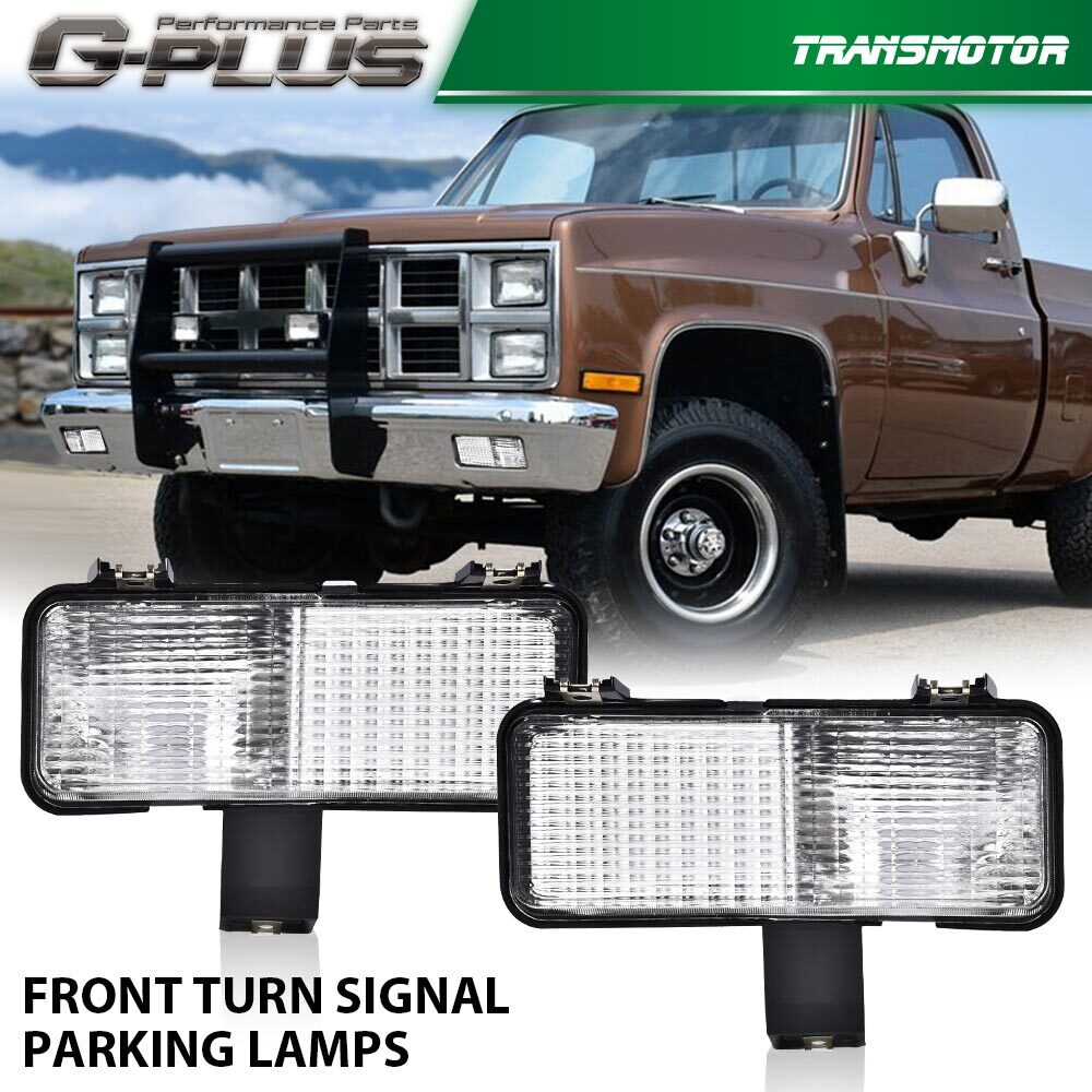 Fit For Silverado 1981/82 Chevy C10 GMC Front Turn Signal Park Lamps ...