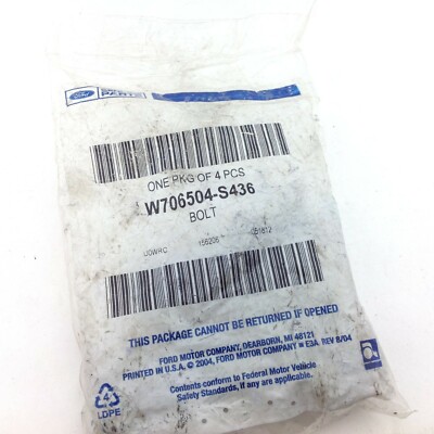 Ford Parts W706504-S436 Bolt - MSRP: $100.00 | eBay Australia