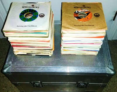 RARE REGGAE 7 INCH COLLECTION, OVER 130 VINTAGE RECORDS, J.A. 7 INCHES ...