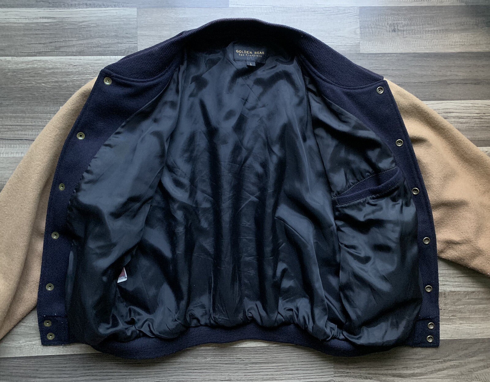 Golden Bear Wool Varsity Jacket UAW Ford Rawsonville … - Gem