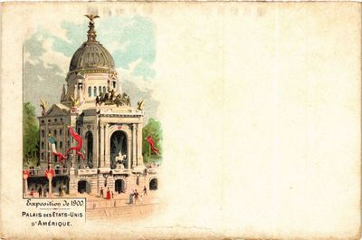 CPA PARIS EXPO 1900 - Palais des États-Unis (306177) | eBay.de