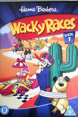 Wacky Races Vol 1 [DVD] Hanna-Barbera Dastardly Muttley | eBay UK