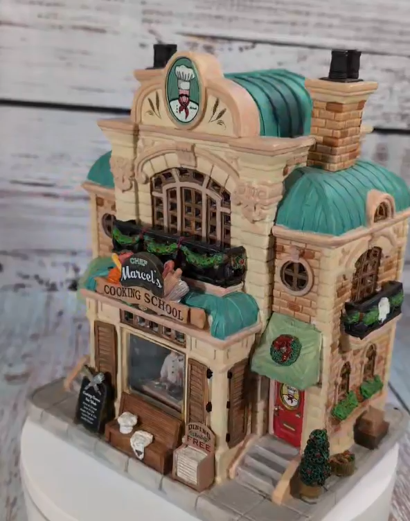 Lemax Caddington Village Chef Marcel’s Cooking School Building ...