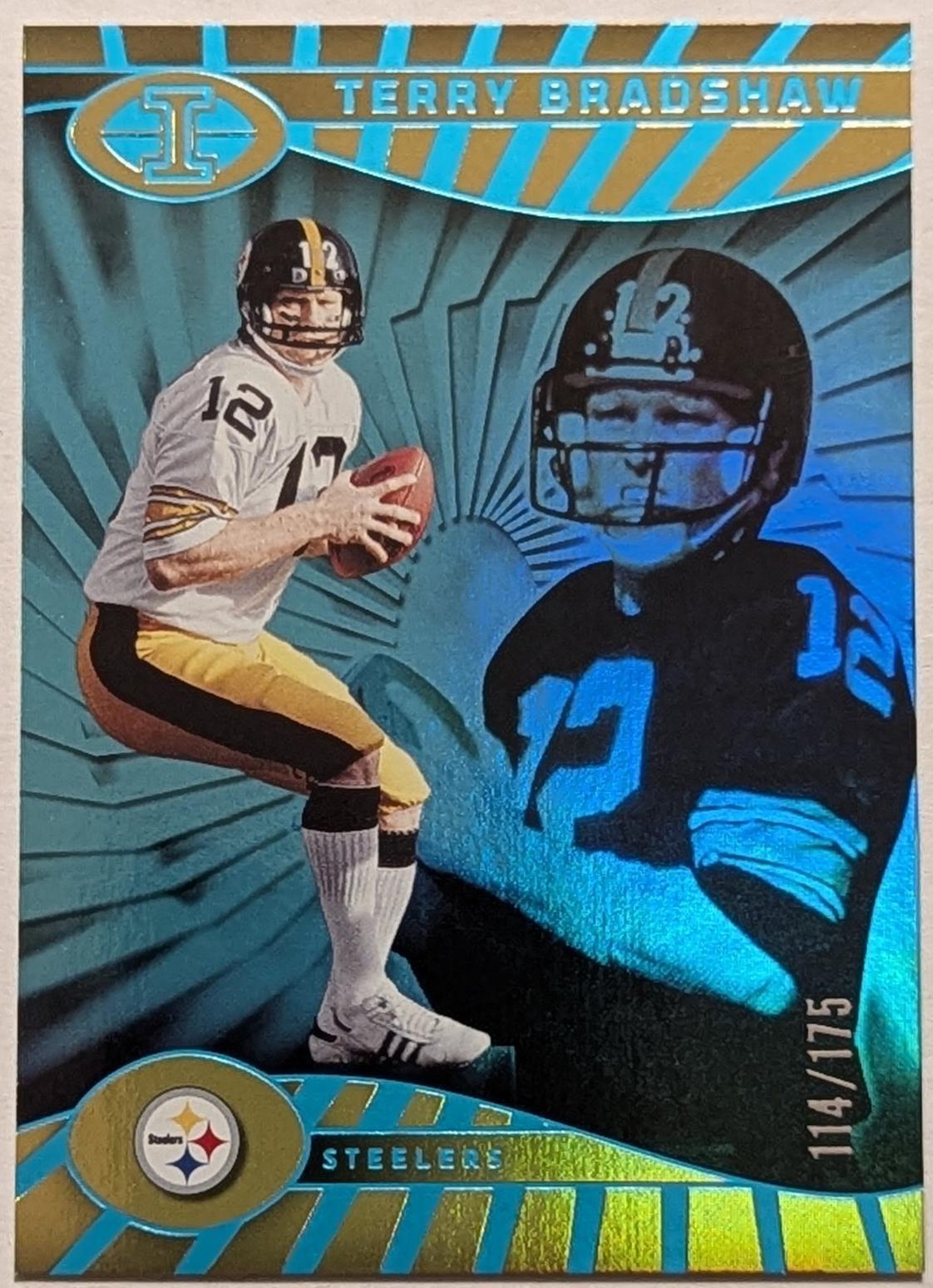 2024 Panini Illusions - Terry Bradshaw #96 Trophy Collection Teal /175 ...