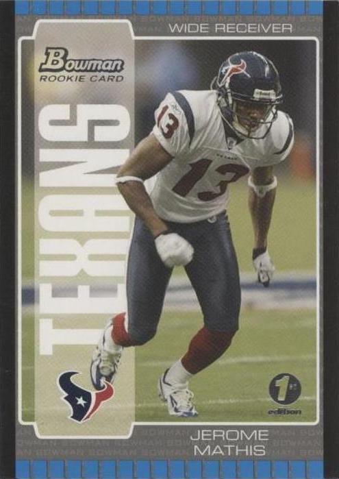 2005 Bowman - Jerome Mathis #200 1st Edition (RC) for sale online | eBay
