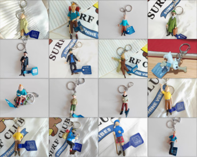 The Adventures of Tintin Tournesol Archibald Haddock Keychain Backpack ...