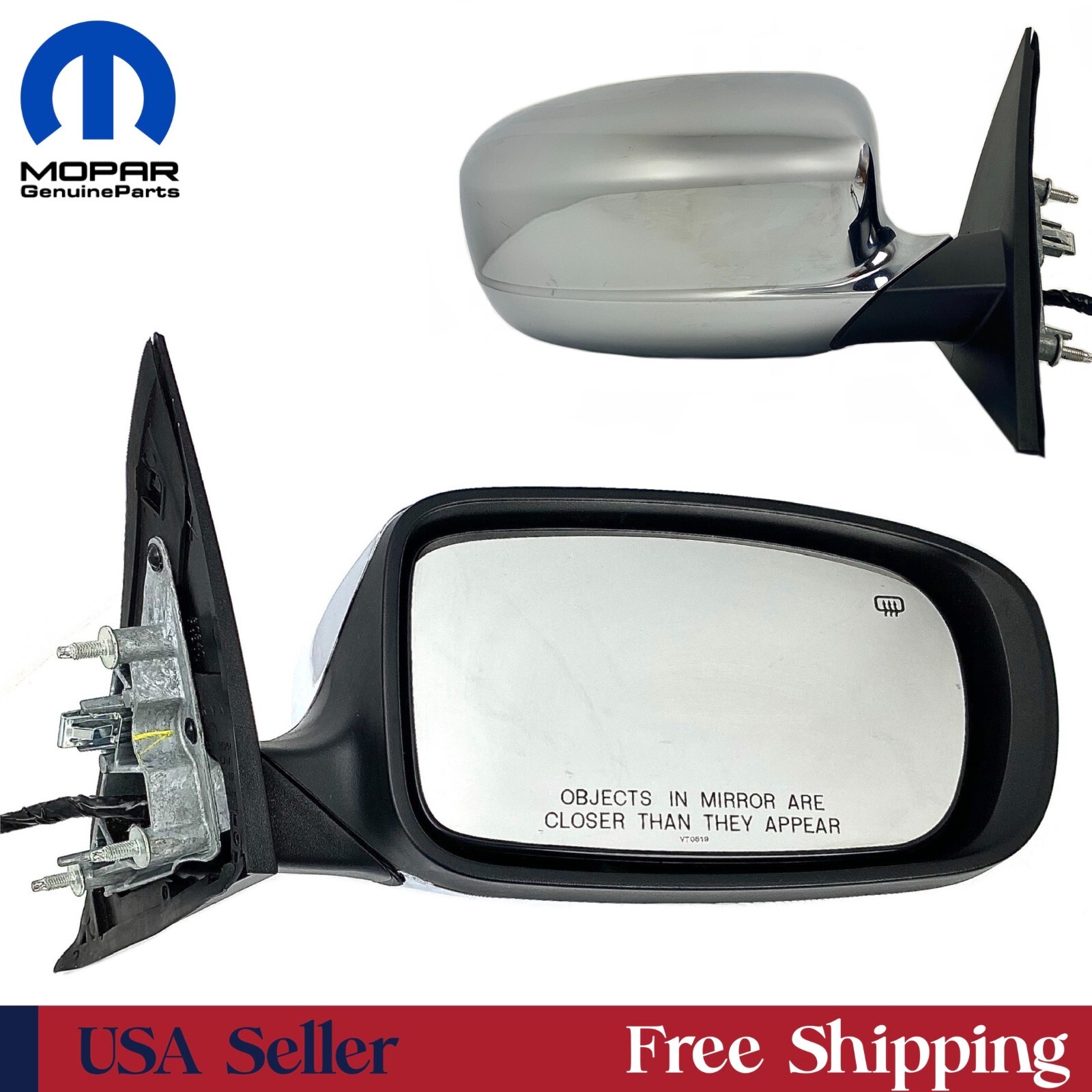 OEM 2011-2019 CHRYSLER 300 Passenger Side Mirror with Memory Power ...