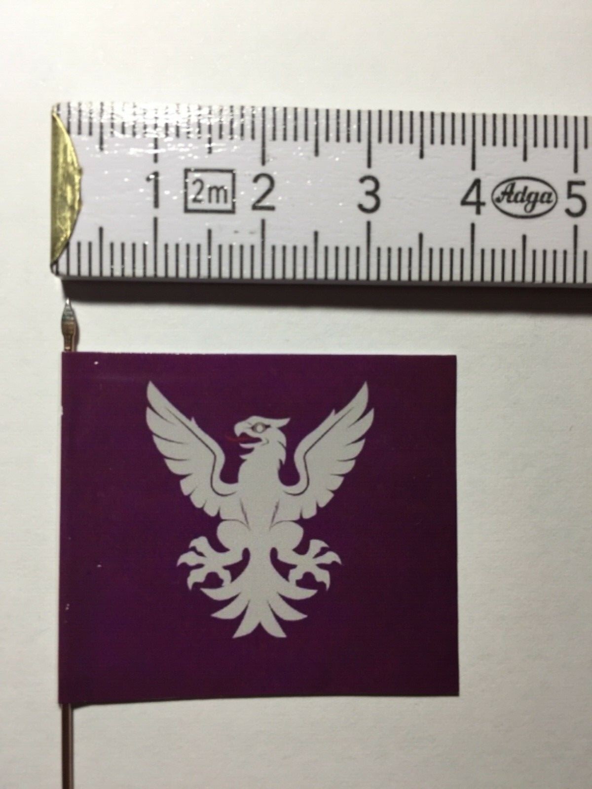 330) 1x 25mm 28mm Medieval GOT Game of Thrones Flag Banner MALLISTER No ...