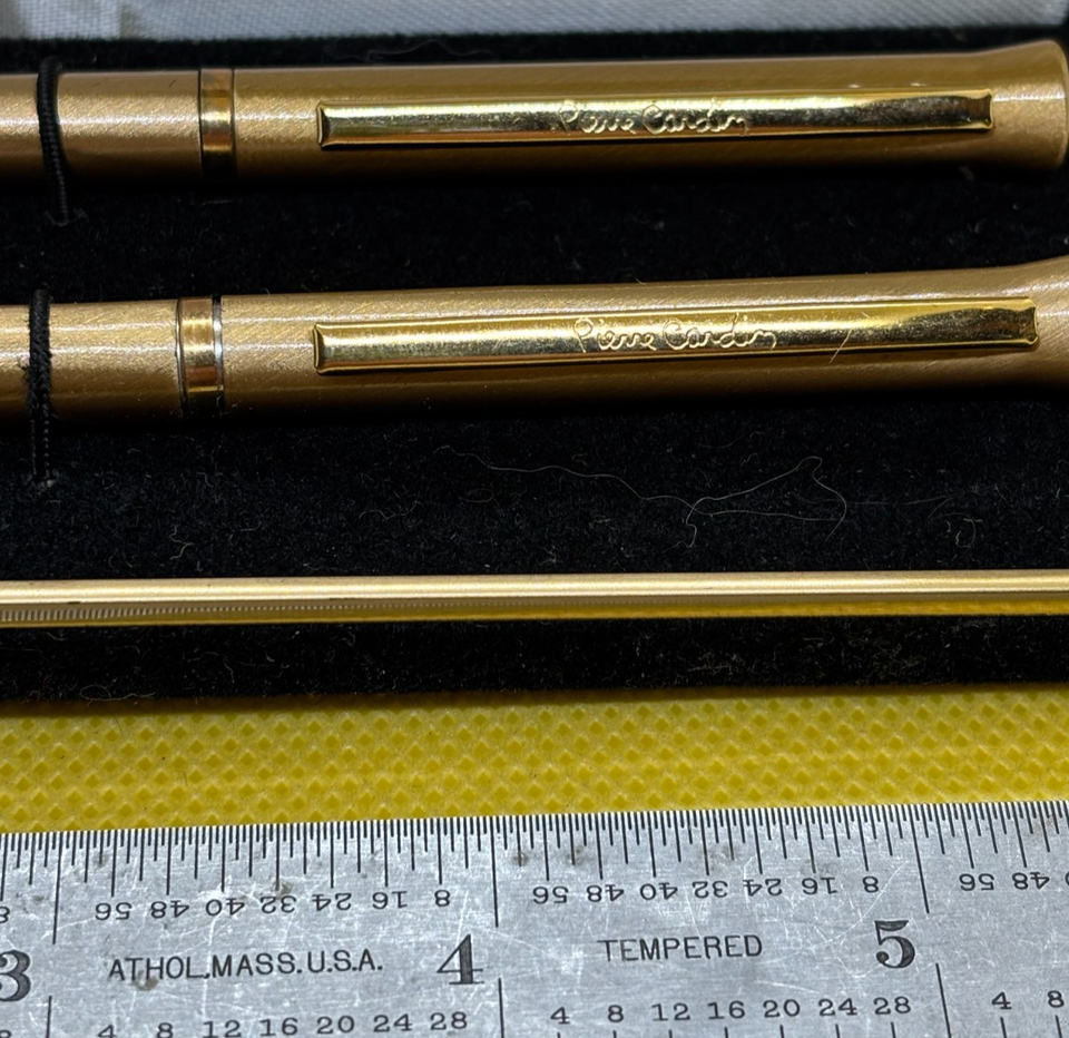 Pierre Cardin Gold Pen & Mechanical Pencil Set In Original Case + Free ...