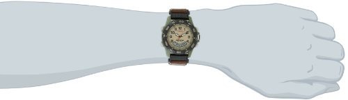Timex Men's T45181 Expedition Resin Combo Brown/Green Nylon Strap Watch ...