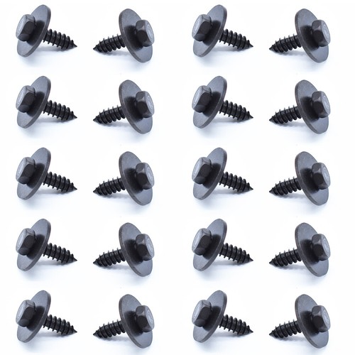 20X For BMW Hex-Head Self-Tapping Socket Bolt/Screw Washer Bumper ...