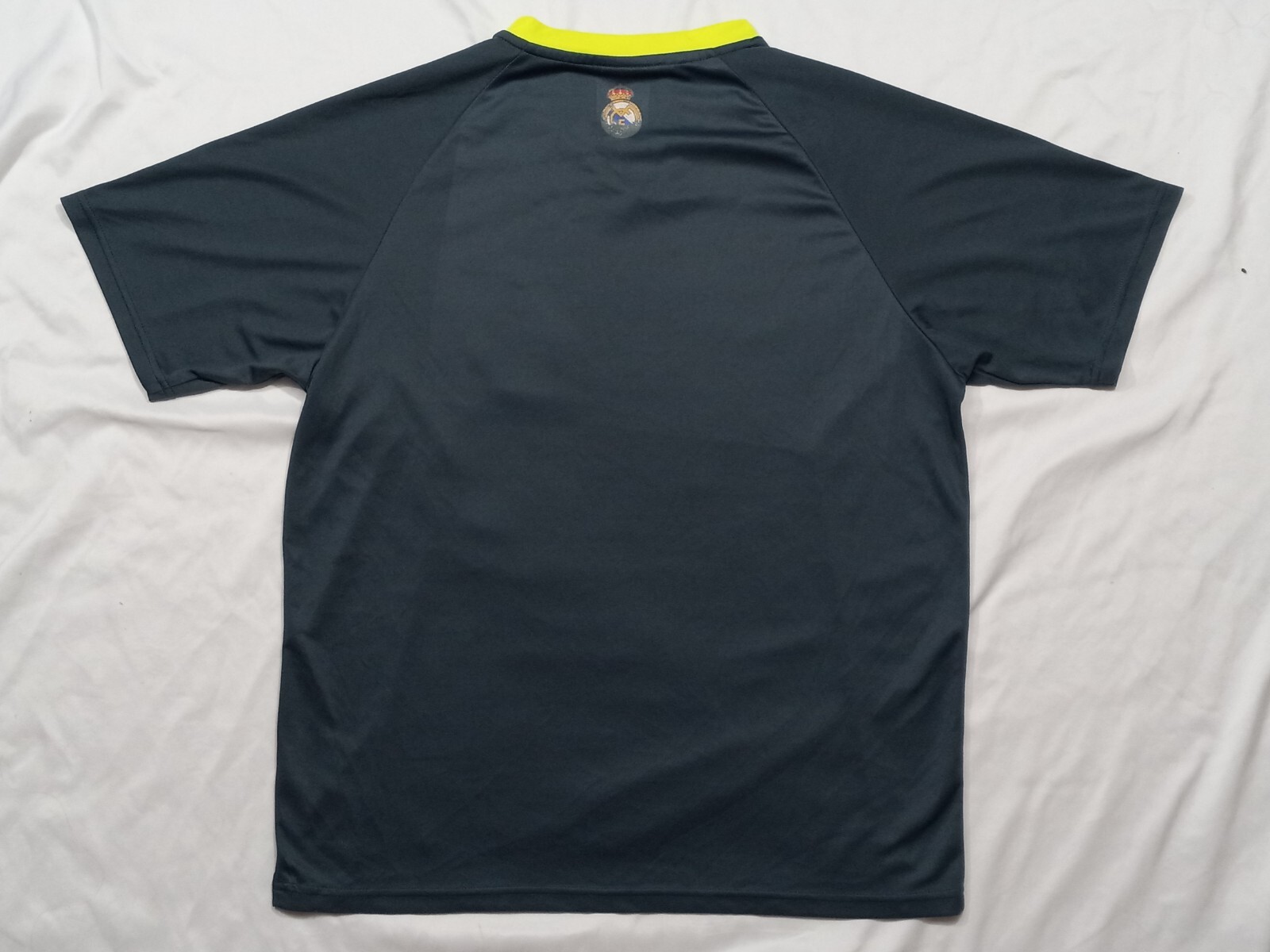 Real Madrid MCF Soccer Jersey Size Medium Gray/Green Short Sleeve | eBay