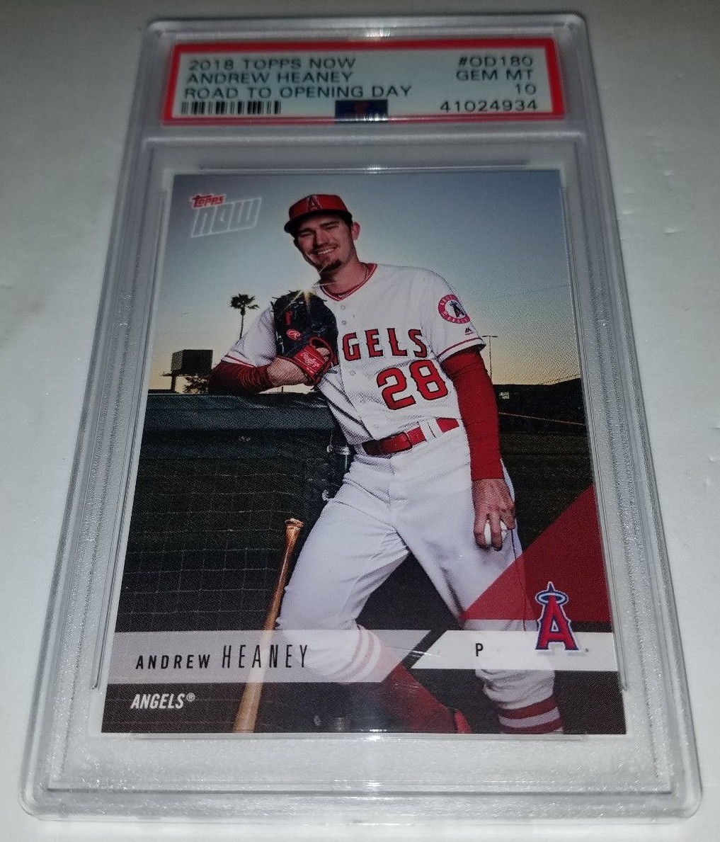 2018 Topps Road to Opening Day Andrew Heaney Card #OD180 Graded PSA 10 ...