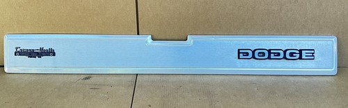 1987-1990 Dodge Dakota Rear Tailgate Aluminum Finish Panel OEM NICE! | eBay