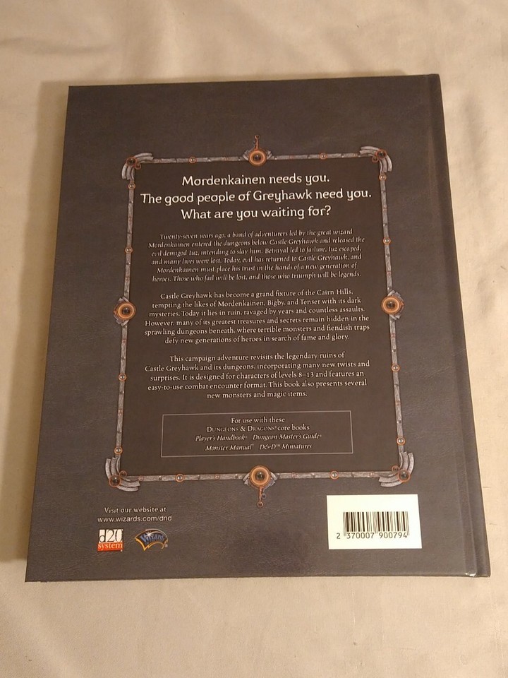 Dungeons and Dragons Hardcover Reprint of Expedition to the Ruins of ...