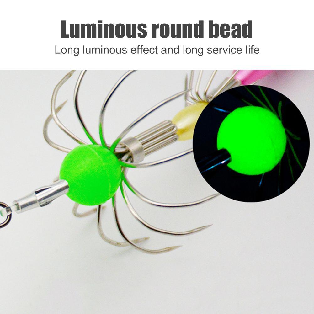 Double Row Fishing Cuttlefish Hook Carbon Steel Squid Hook Tackle ...