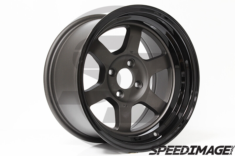 ROTA WHEELS GRID V 15X8 +0 4X114.3 GUNMETAL BLACK LIP DATSUN 240Z ...