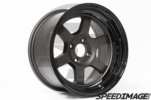 ROTA WHEELS GRID V 15X8 +0 4X114.3 GUNMETAL BLACK LIP DATSUN 240Z ...