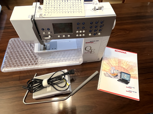 Bernina 440 QE Computerised Sewing Machine with accessories | eBay ...
