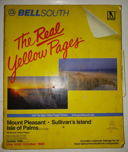 SOUTH CAROLINA Phone Book Directory - Mt. Pleasant Sullivans Island ...