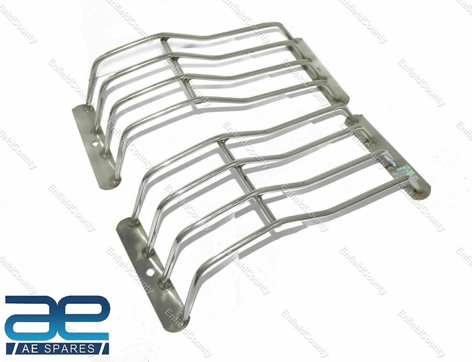 Pair Rear Indicator Turn Light Grill Protector Stone Guard 3 Wheeler ...