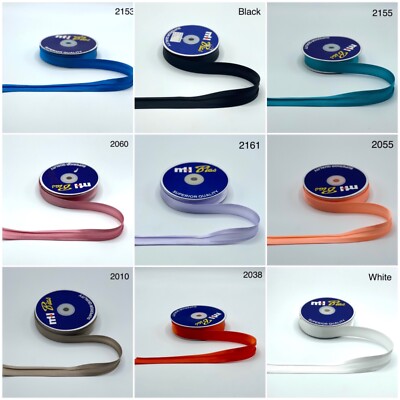 Satin Bias Binding Rolls * 19mm * Wide Many Colours & Lengths | eBay UK
