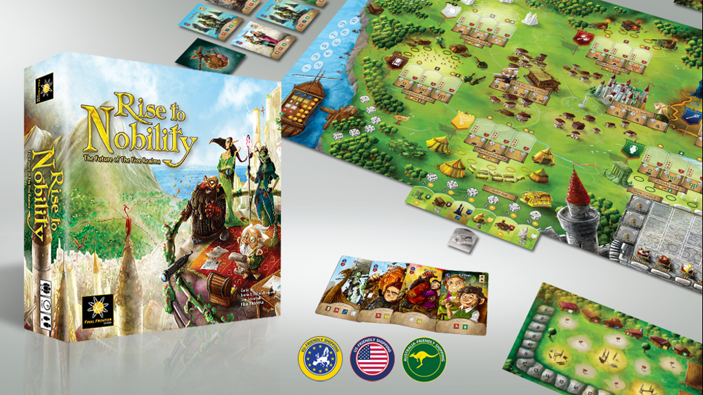NEW Rise Of Nobility - The Future Of The Five Realms Board Game Deluxe ...