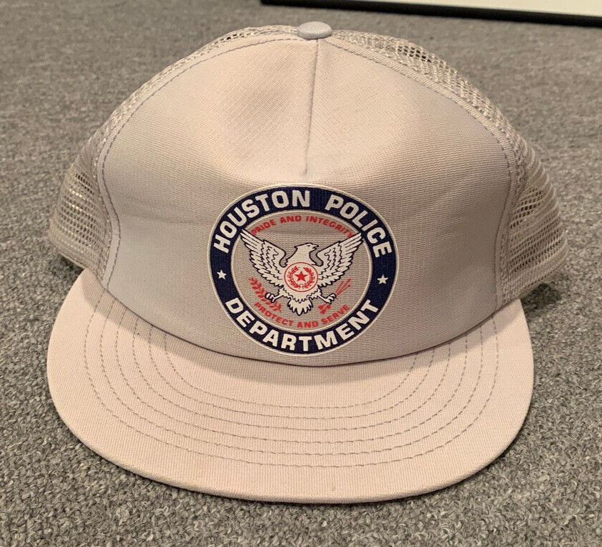 Vintage Houston Police Department Hat Snapback Trucke… - Gem