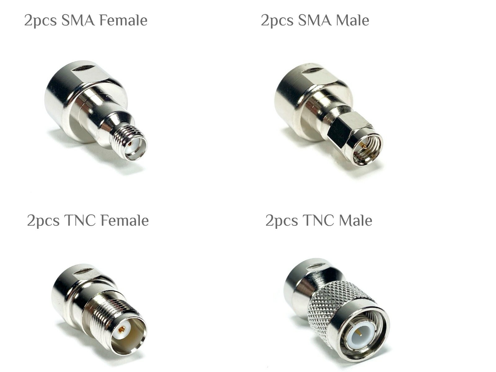 Gizwiz RF Coax Universal Adapter Kit 30pcs Test Cable N TNC SMA BNC UHF ...