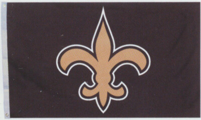 NFL New Orleans Saints Huge 3'x5' Licensed Logo Flag / Banner - Free ...