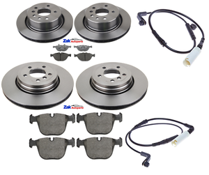 FOR BMW E60 5 SERIES 535D M SPORT FRONT & REAR BRAKE DISCS & PADS SET ...
