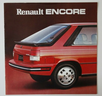 RENAULT ENCORE 1984 dealer brochure - French - Canada | eBay