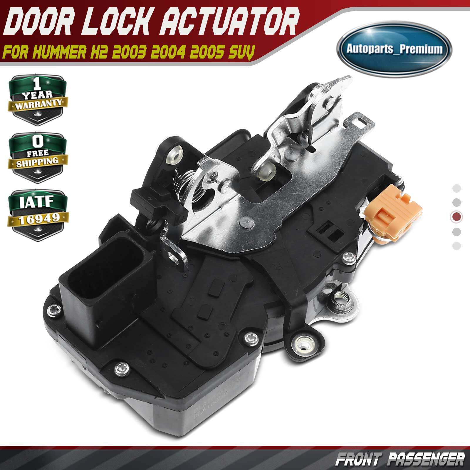 1x Front Right Passenger RH Door Lock Actuator for Hummer H2 2003-2005 ...