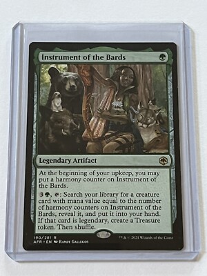 Instrument of the Bards 190 MTG D&D Forgotten Realms 2021 MT 9.0 + Non ...