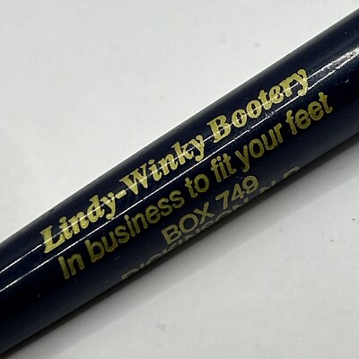 VTG Ballpoint Pen LINDY-WINKY BOOTERY Dickinson North Dakota | eBay
