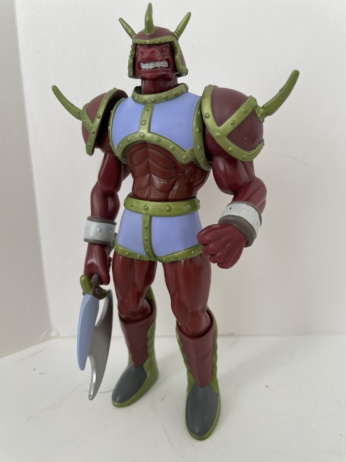 Used 1996 Battle Ox 6" Kazuki Takahashi Action Figure Yu-Gi-Oh WITH AXE ...