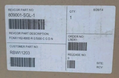 Revcor 809001-SGL-1 Double Inlet Blower Wheel RBW11203 | eBay