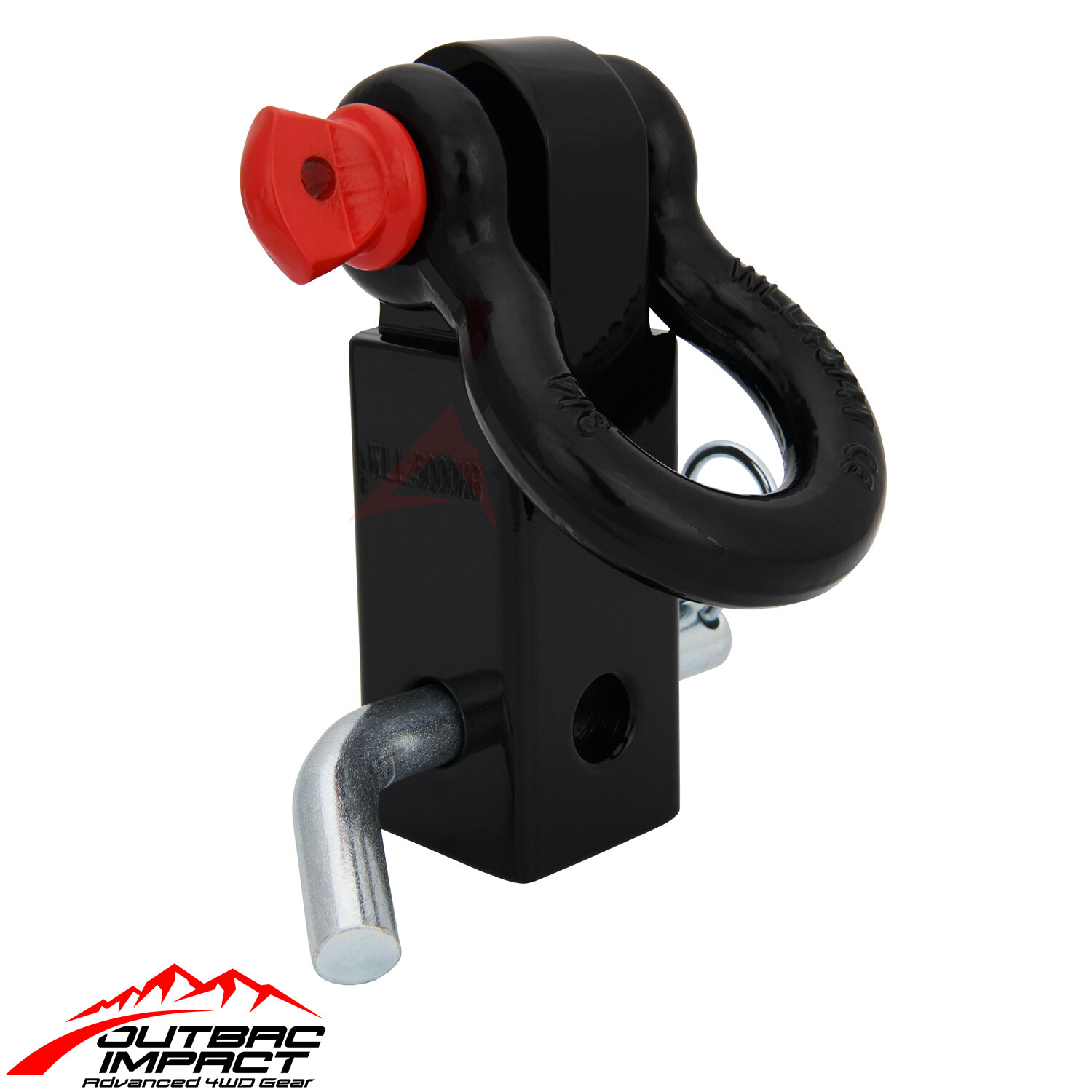 Forged Steel Tow Bar Hitch Receiver 5 Ton 4 75 Ton Shackle Rated 50x50