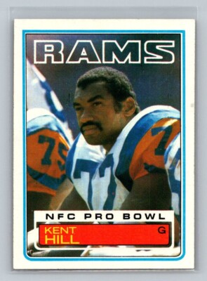 1983 NFL Topps Kent Hill #92 L.A. Rams 83-TFBC | eBay