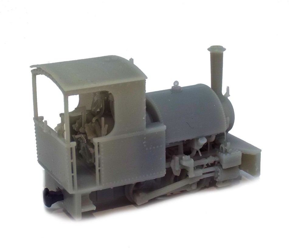 Fourdees Bagnall Saddle Tank 009 / OO9 Kit for Bachmann Percy chassis ...