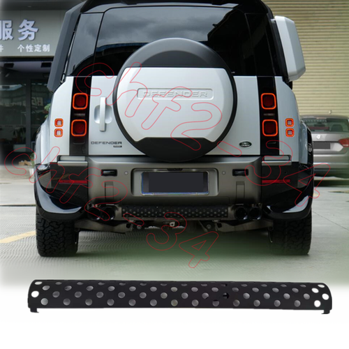 Fit For Land Rover Defender 90 110 130 Rear Bumper Exhaust Pipe Guard ...