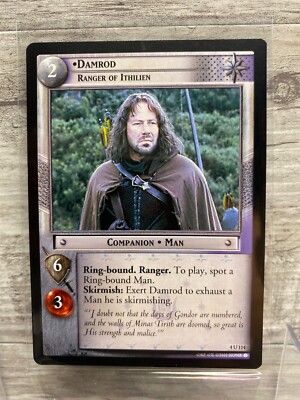 2001 Decipher The Lord of the Rings Trading Card Game DAMROD Ranger of ...