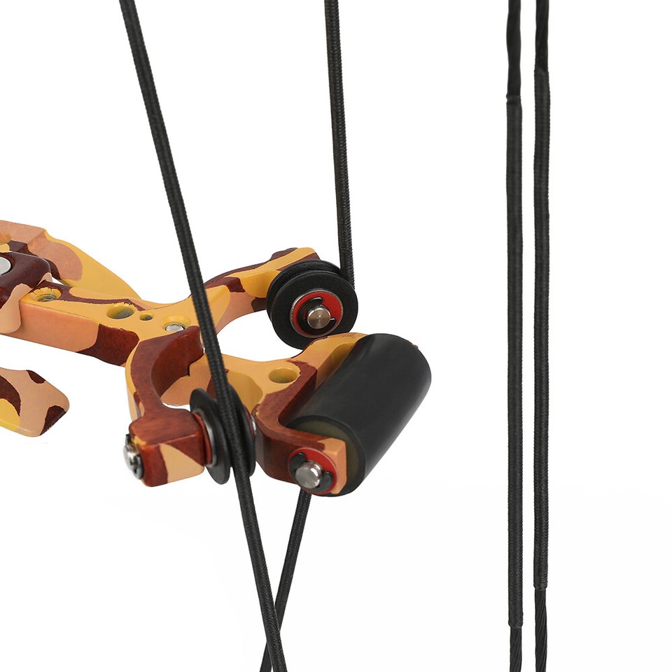 Archery Compound Bow Short Axis Dual-Use Steel Ball 30-60lbs Shoot ...